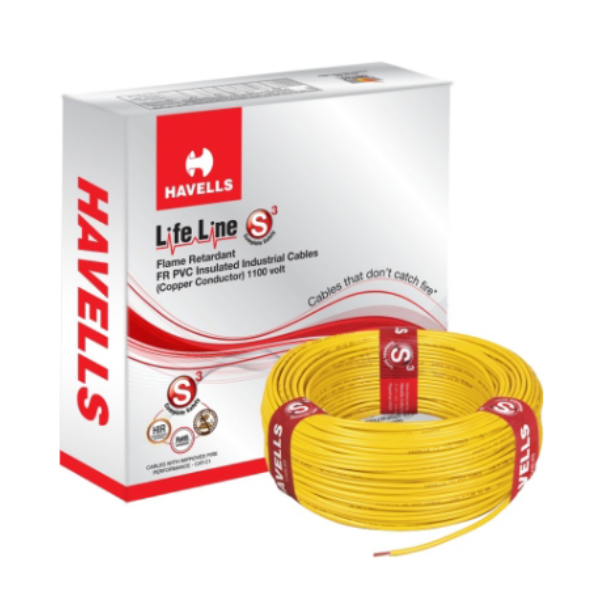 Buy Havells Whffdnyl16x07 6 0 Sq Mm Yellow Single Core 1100v 180